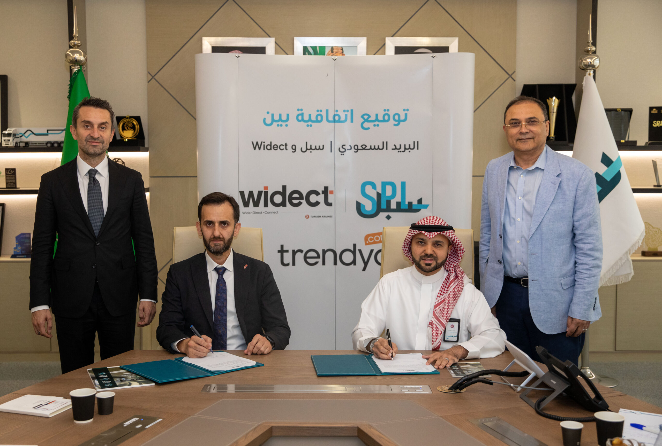 اتفاقية بين “سبل” و Widect بحضور Trendyol .. لتسهيل الشحنات الدولية بين ...